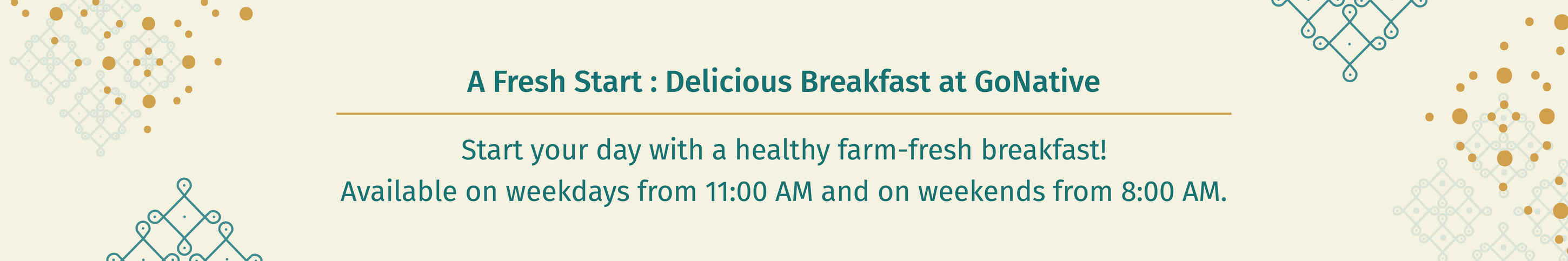 Kitchen Menu – Go Native Retail LLP